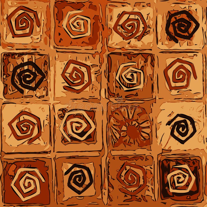 Spiral Tile stock vector. Illustration of design, spirals - 6838145