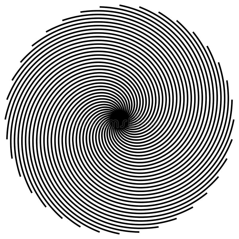 Spiral, twirl, swirl shape stock vector. Illustration of vector - 145011273