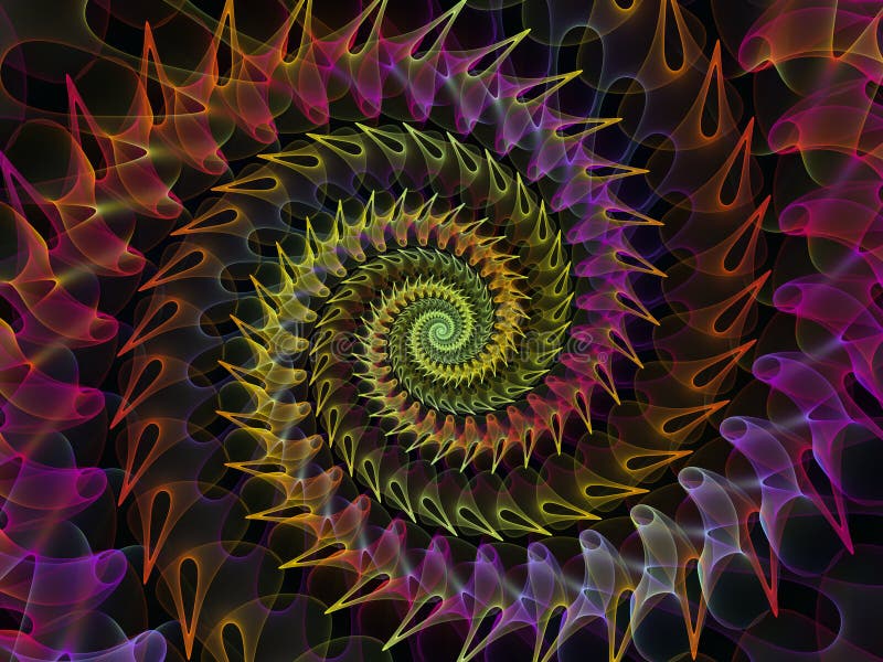 Spiral Visualization stock illustration. Illustration of swirl - 115476677