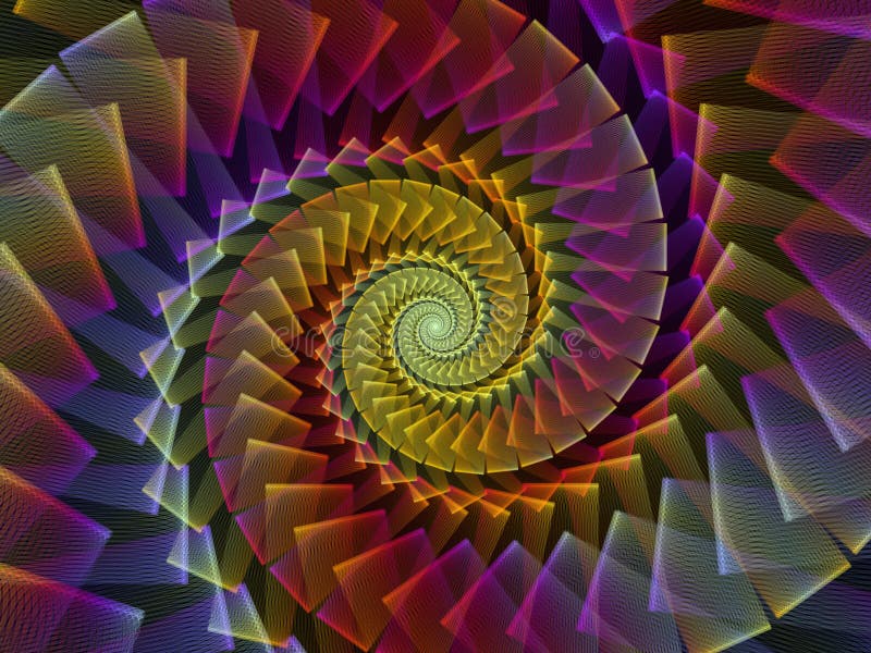 Spiral Visualization stock illustration. Illustration of circle - 117527887