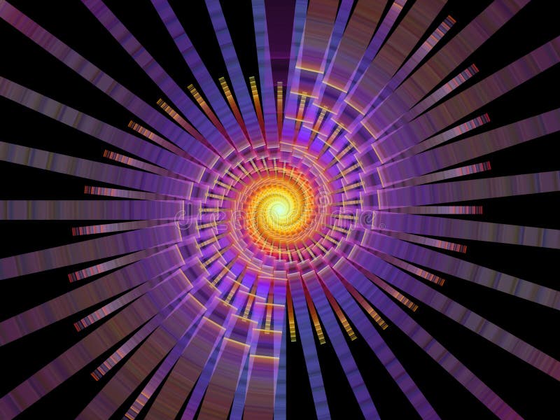 Spiral Visualization stock illustration. Illustration of dynamic ...