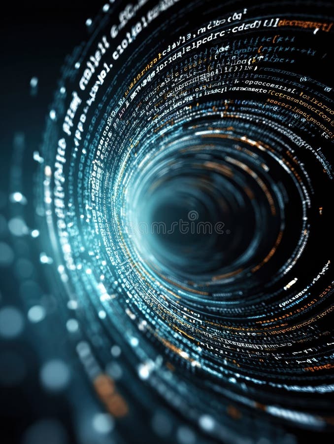 Spiral Vortex Formed by Swirling Code Strings Creates an Abstract ...