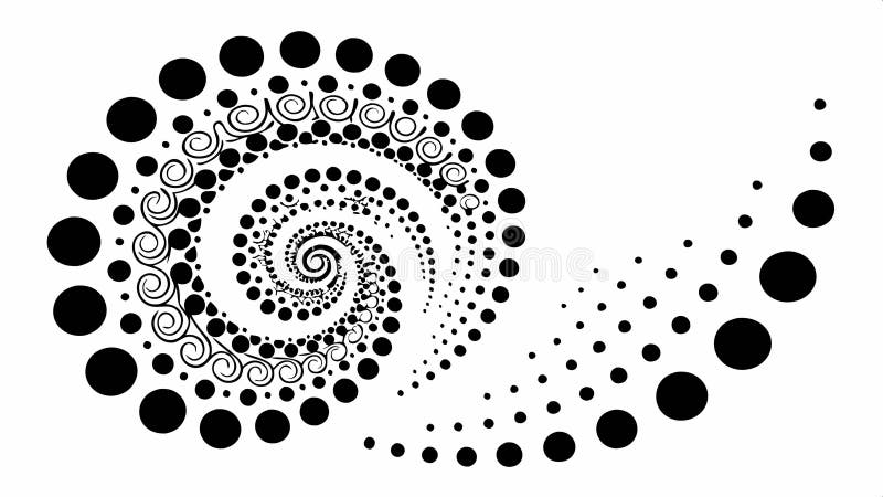 Spiral Vortex Pattern Design, Abstract and Hypnotic Background Element ...