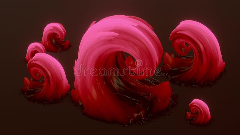 Spiral Wave 3d Abstract Element Stock Video - Video of stream, spiral ...