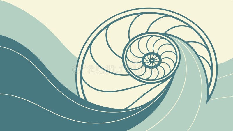 Spiral Wave Design, Abstract Ocean and Fluid Motion Vector Design ...