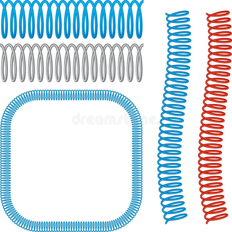 Spiral wire brush stock vector. Illustration of blue - 27838136