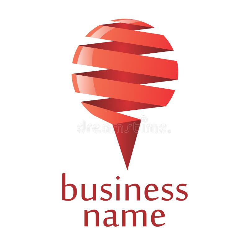 Logo rouge illustration de vecteur. Illustration du vente - 30163723