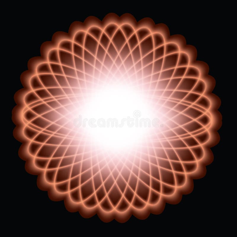 Spiralgraph Design stock vector. Illustration of swirl - 3094293