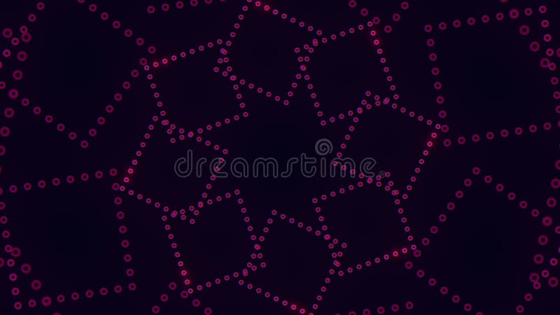 Spiraling Hexagonal Pattern Of Overlapping Circles Stock Video Video