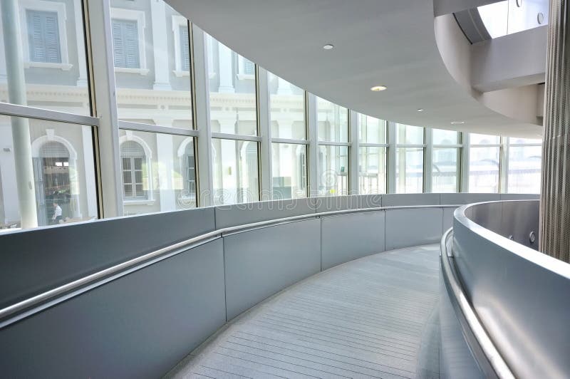 Spiraling inclined ramp stock photo. Image of architecture - 16686386