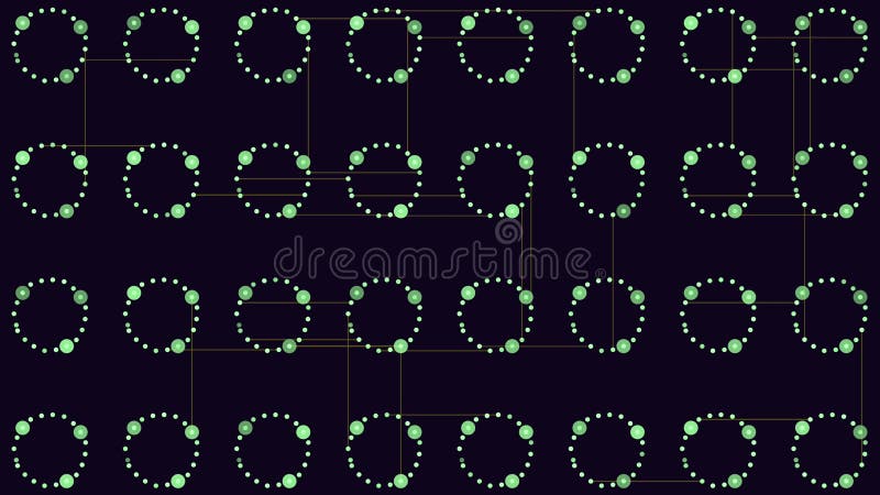 Spiraling Loop of Interconnected Circles Creates Intricate Pattern ...