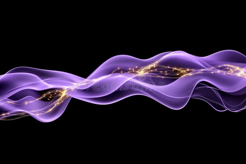 Spiraling Particles in Collision Burst Stock Illustration ...