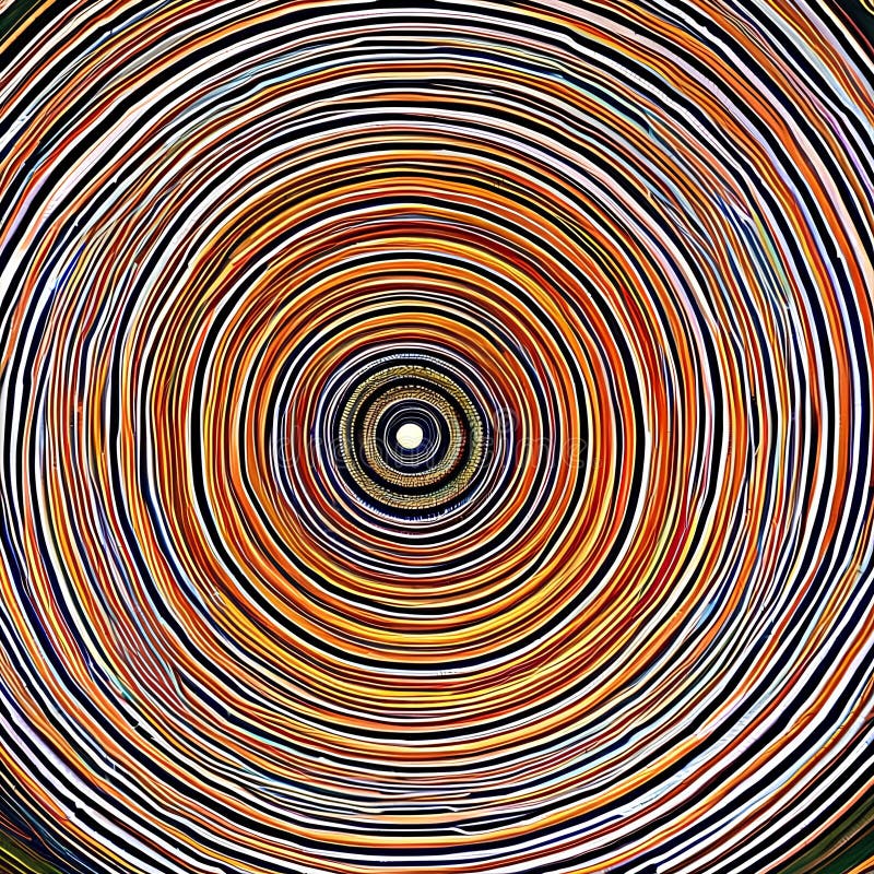 Spiraling Shapes II: Another Image of a Geometric Pattern Created with ...