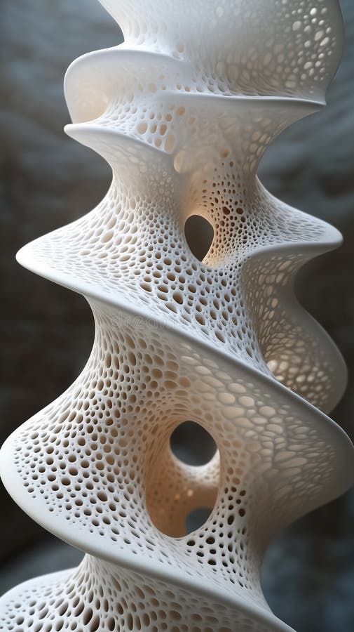 A Spiraling Structure Showcases an Elegant Play of Light and Shadow ...