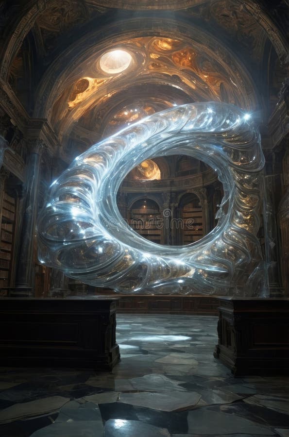 Spiraling Time Crystal Library with Causal Scrolls and Floating ...