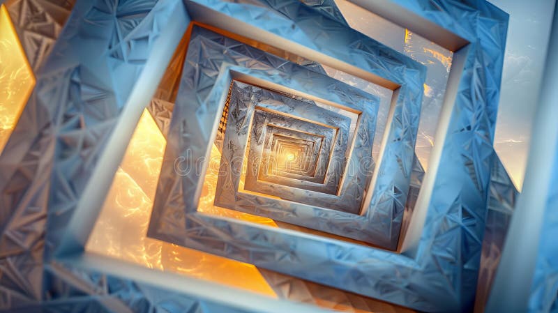 Spiraling Triangular Frames with Converging Gradients and Patterns ...