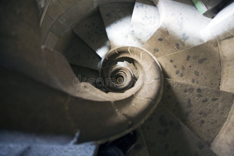 Spiralling stairs editorial photo. Image of monochrome - 13909861