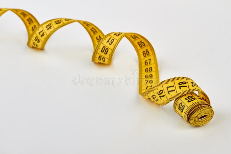 Spirally Shape Measuring Tape. Stock Image - Image of precision, number ...