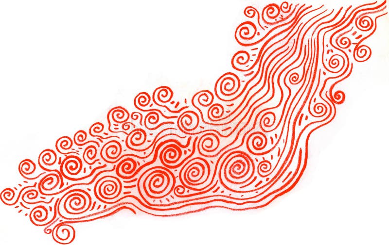 Spirals lava flow stock illustration. Illustration of etna - 22560645