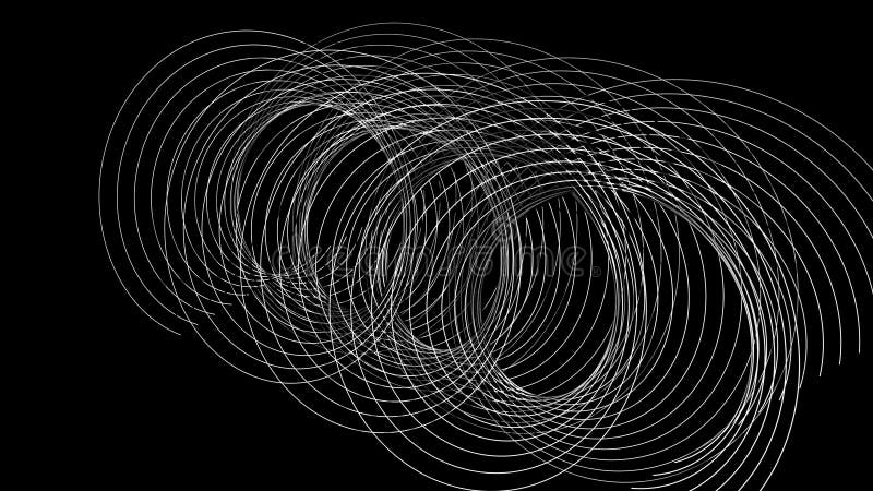 Spirals of white lines stock illustration. Illustration of scratches ...