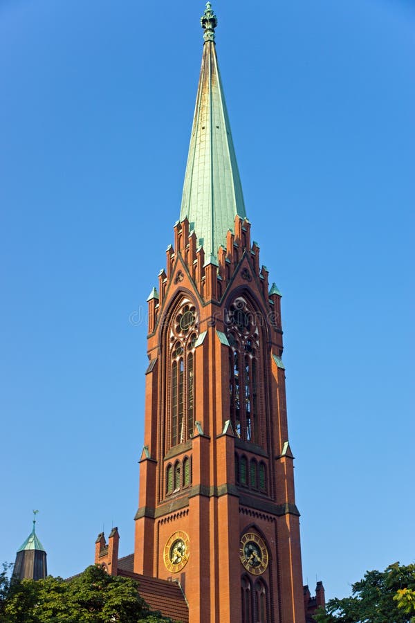 Spire in Berlin stock photo. Image of church, christian - 25880486