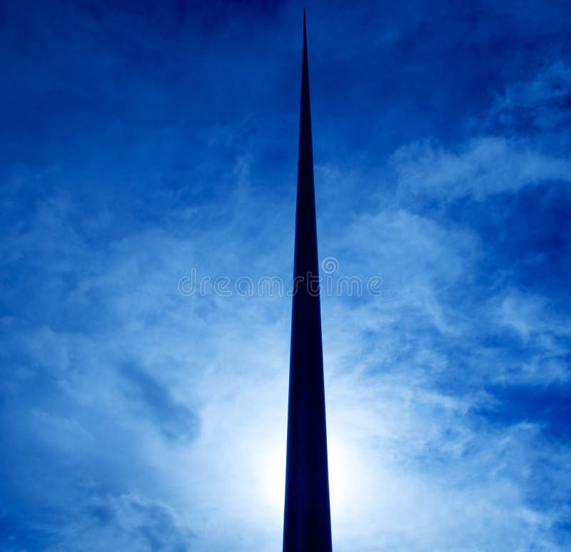 The Spire in Dublin stock photo. Image of history, facade - 47310088