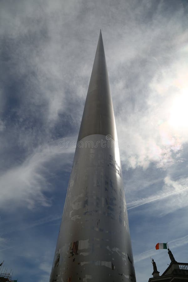 The Spire stock image. Image of flag, monument, tall - 149846551