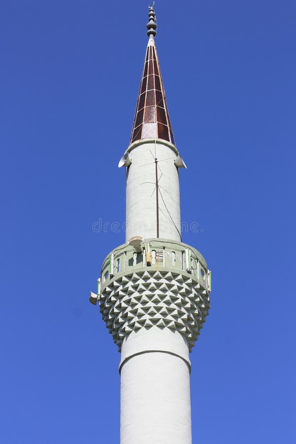Spire of mosque. stock photo. Image of mosque, sultan - 36671368