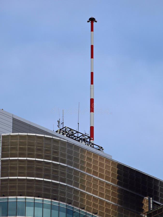 Spire on the Roof of the Building Stock Image - Image of place, skyline ...
