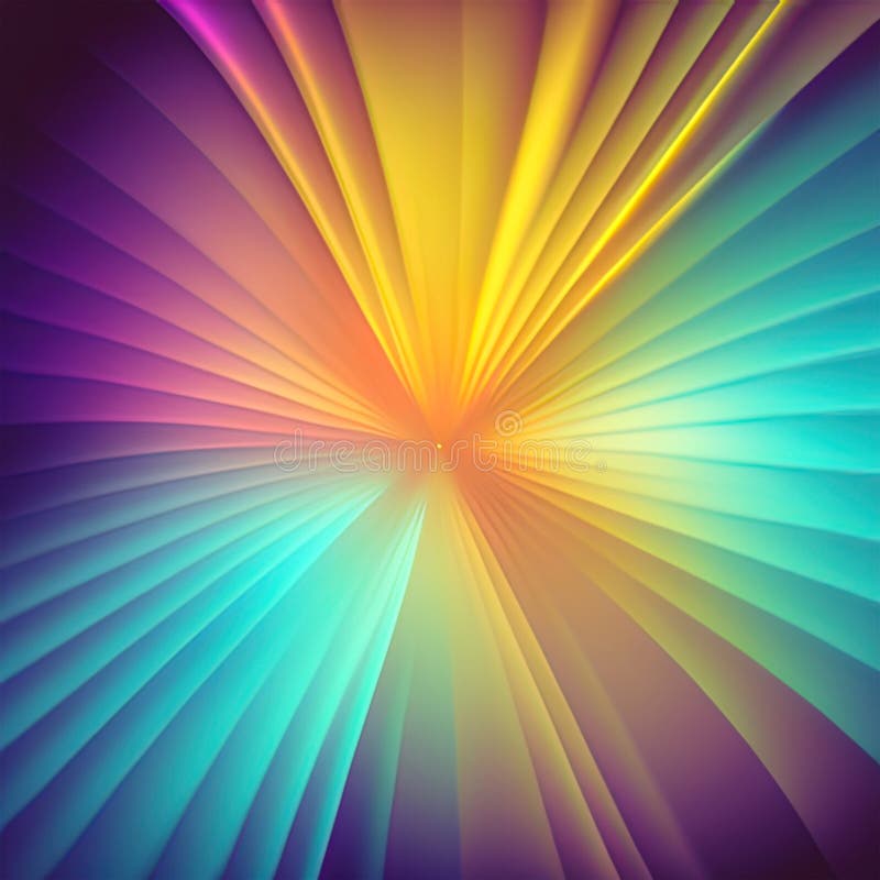 Spired Groovy Sunny Gradient Blur Background Stock Illustration ...