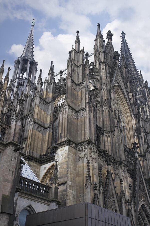 The Spires of Cologne Cathedral Stock Image - Image of catholic ...
