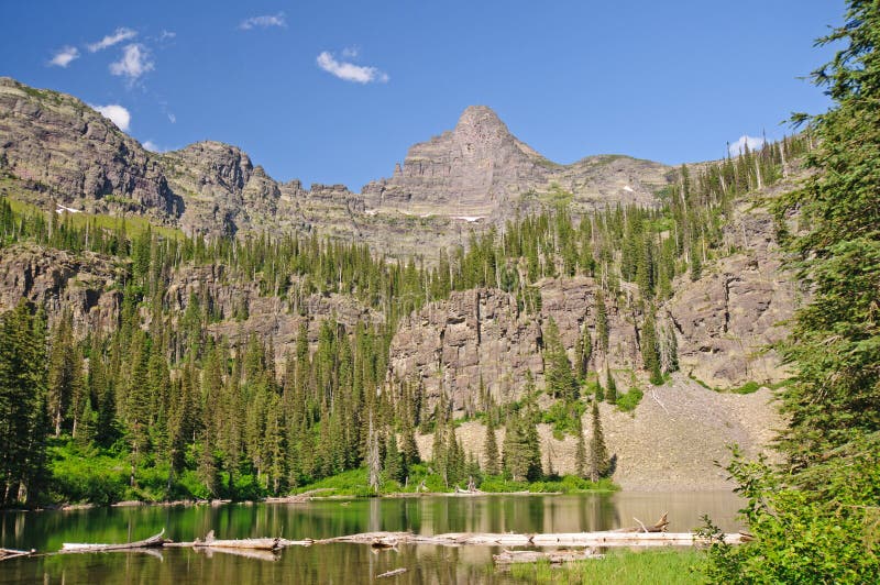 Spires over an Alpine Lake stock image. Image of outdoors - 22390533