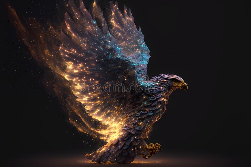 Spirit animal - Eagle stock illustration. Illustration of animal ...