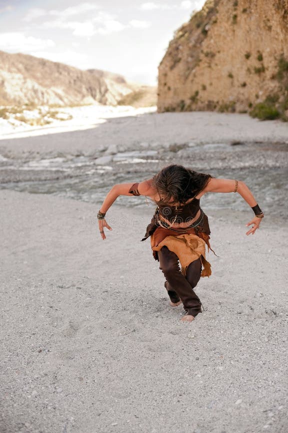 Spirit Dancer Shaman Woman stock photo. Image of native - 18110308