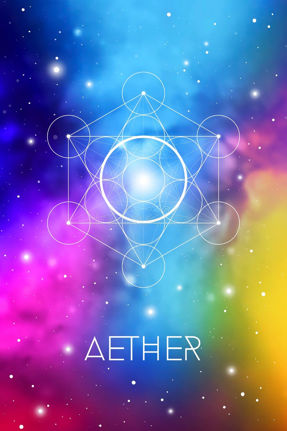 Metatron Cube Sacred Geometry Stock Illustrations – 422 Metatron Cube ...