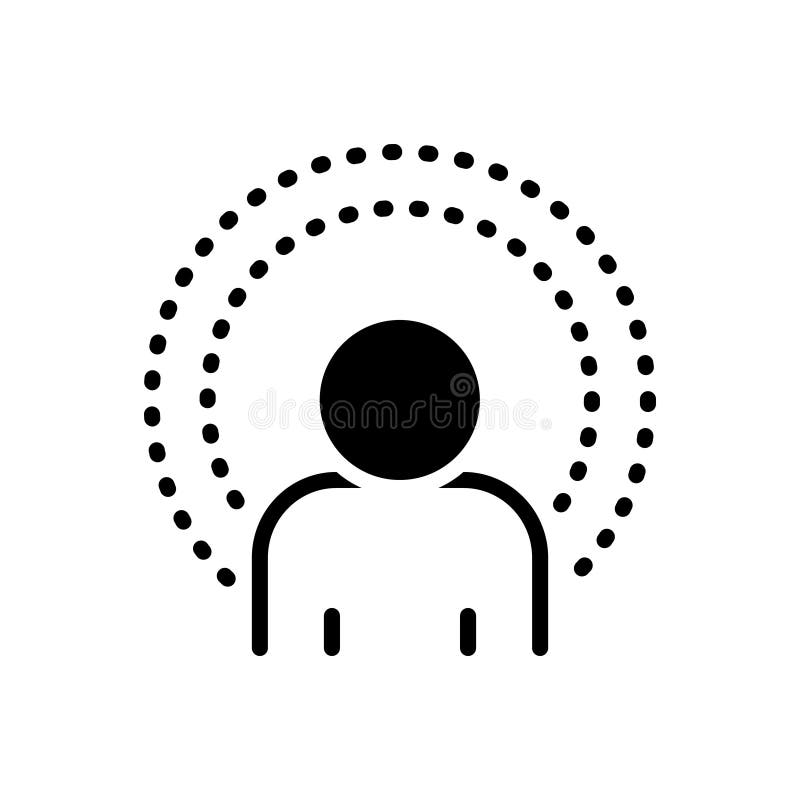 Black Solid Icon for Spirit, Soul and Life Stock Vector - Illustration ...
