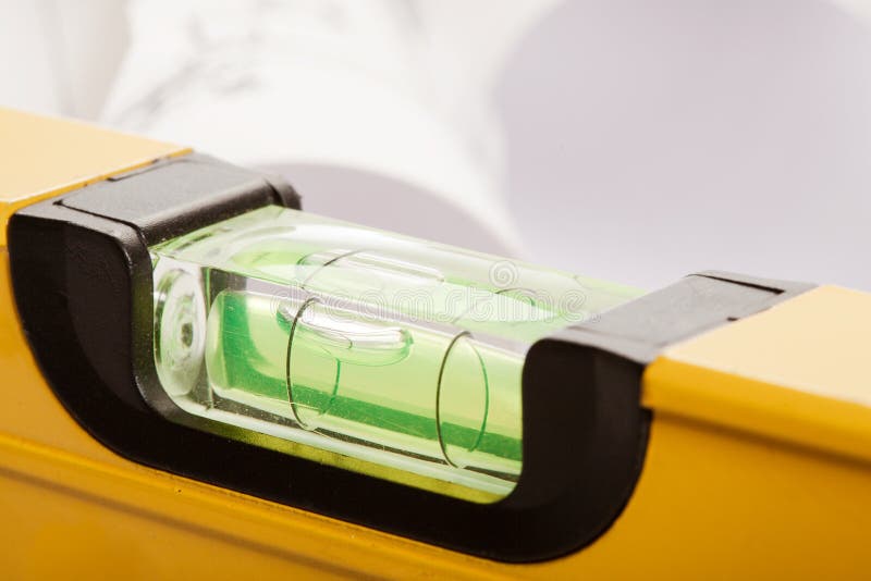 Spirit level stock photo. Image of closeup, architecture - 34255680