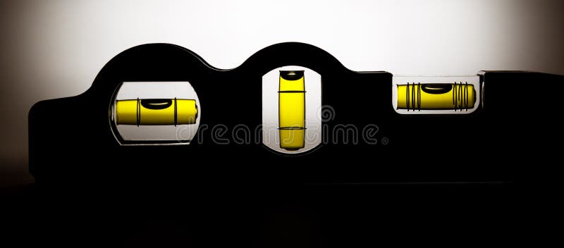 Builder Level Silhouette in Level Stock Image - Image of equality ...