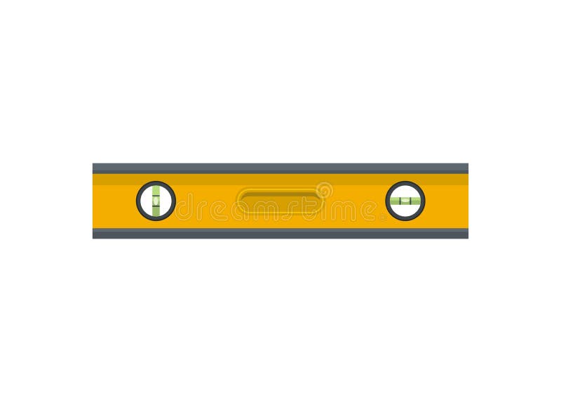 Spirit Level. Simple Flat Illustration. Stock Vector - Illustration of ...
