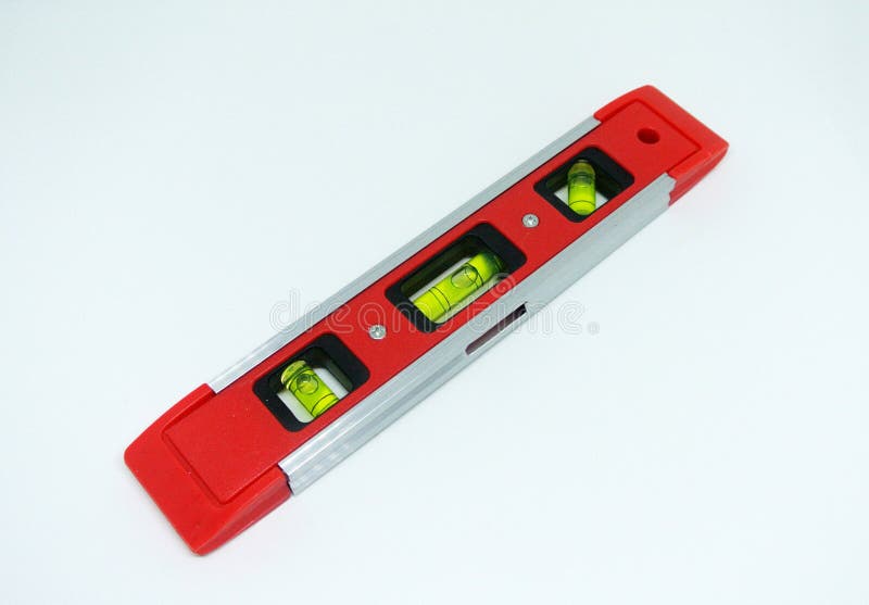 Spirit Level Tool for Carpenter of Contractor To Determine Object ...