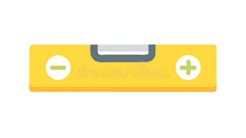 Spirit Level Tool Measurement Flat Design Icon, Vector Design ...