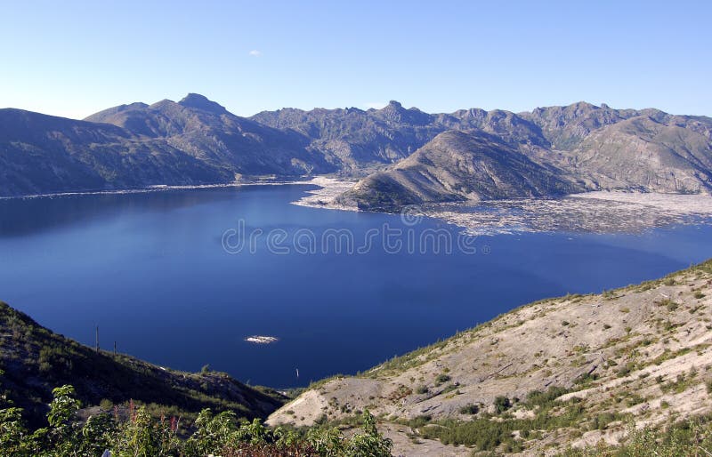 Spirit See, Montierungs-Str. Helens Stockfoto - Bild von pazifisch ...