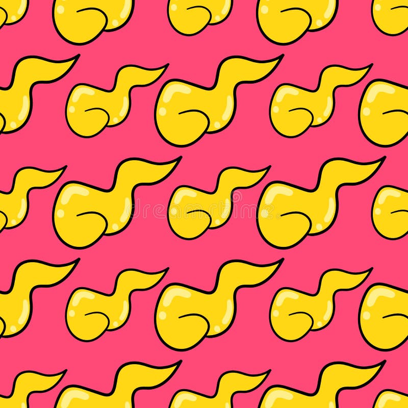 Spirit Smoke Seamless Repeat Pattern. Background Illustration Stock ...