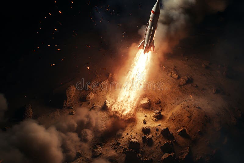 Space exploration rocket stock image. Image of featuring - 301071051