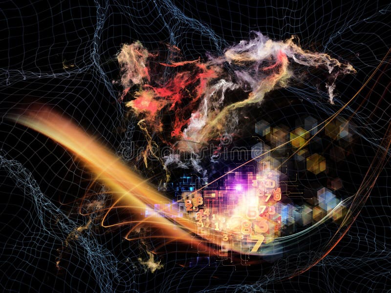 Spirit of Technology stock illustration. Illustration of motion - 48753081