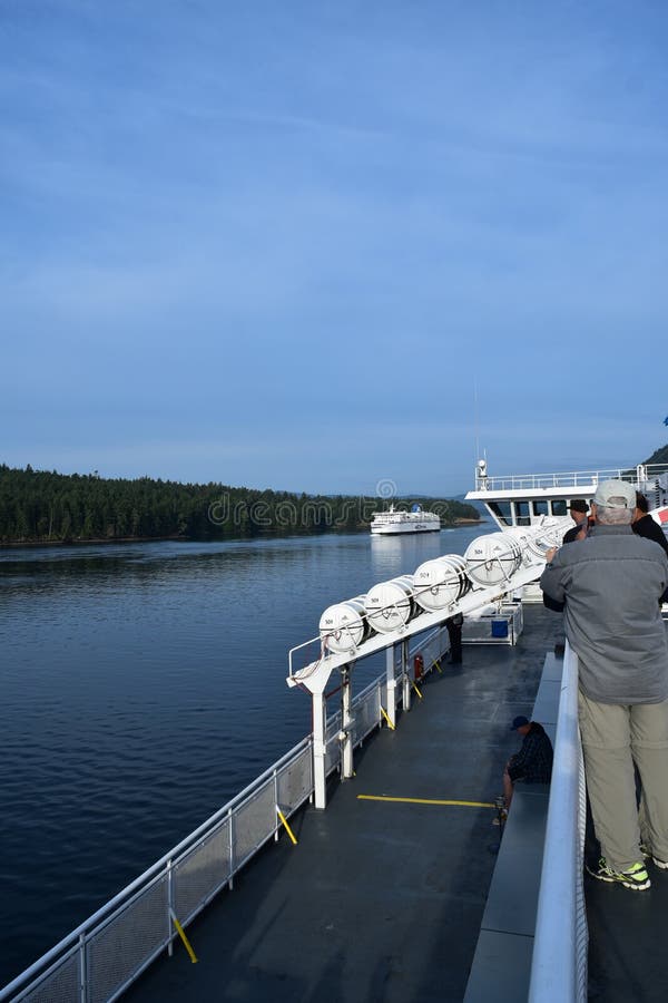 Spirit of Vancouver Island editorial photography. Image of narrow ...
