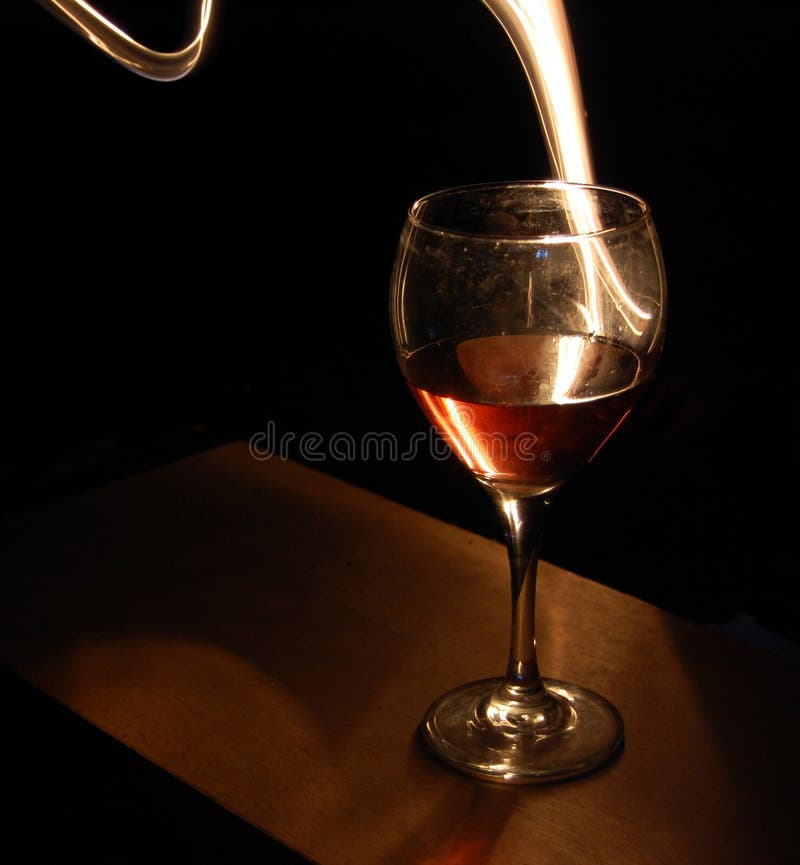 Spirit of the Wine Glass stock image. Image of painting - 6036909