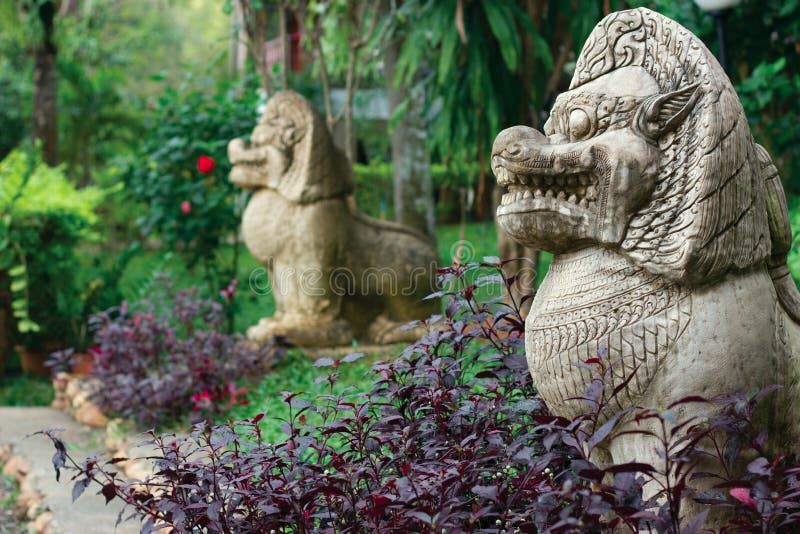 Spirits statues stock photo. Image of tropical, travel - 23258804