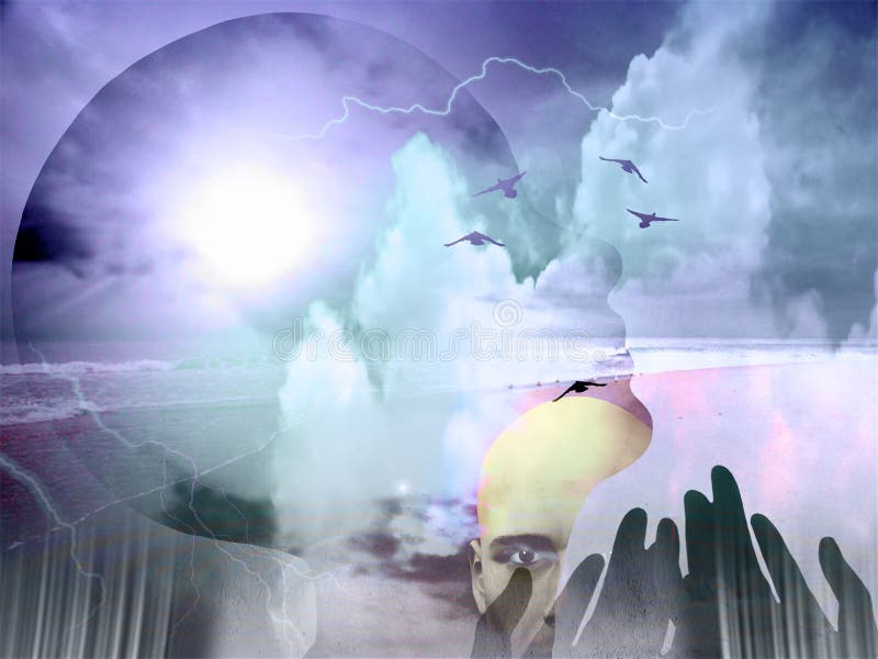 Spiritual Passion Abstract stock illustration. Illustration of abstract ...