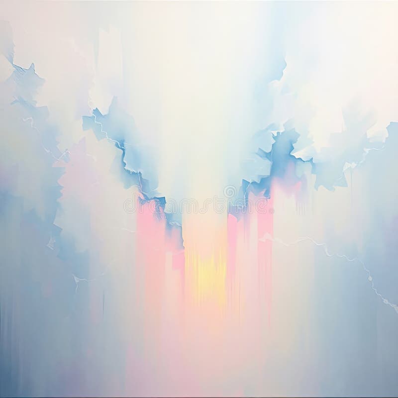 Spiritual Abstract Background in Blue, Representing Calm and Clarity ...